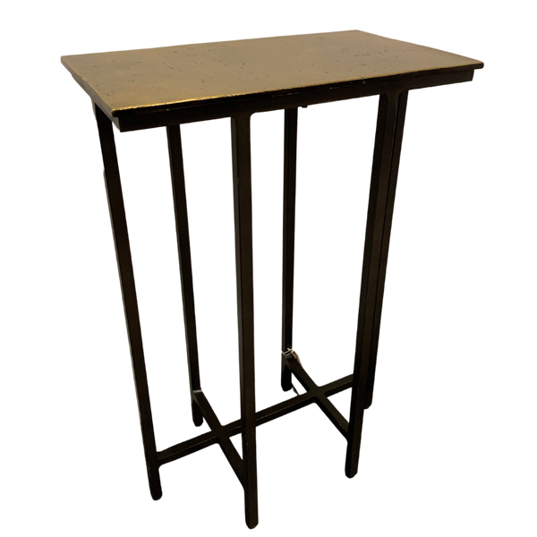 Black and Gold Textured Side Table - Pick up in store only! – Villa ...